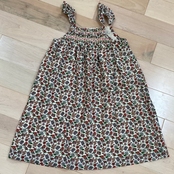 Monoprix | Dresses | Monoprix Kids Girls Floral Soft Thin Cotton Lined ...
